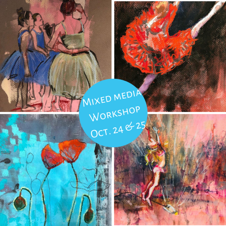 Mixed Media Abstracted Figure Workshop | Juliana Crownover
